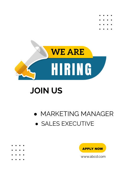 Plantilla de JOB HIRING | PosterMyWall