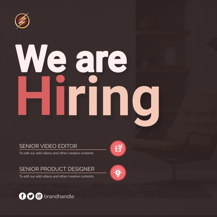 JOB HIRING FLYER Template | PosterMyWall