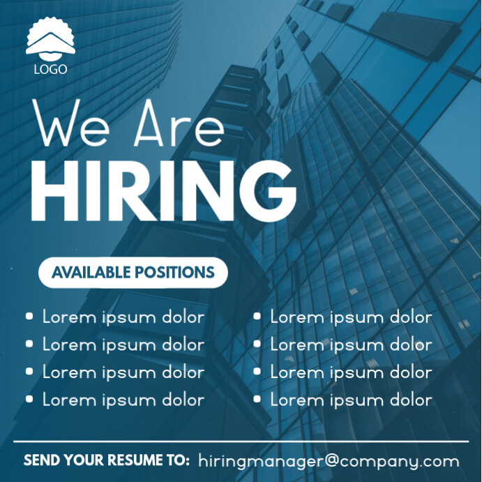 job hiring flyer design Template | PosterMyWall