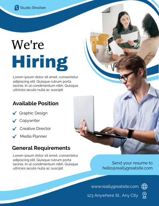 Job hiring Flyer Templat | PosterMyWall