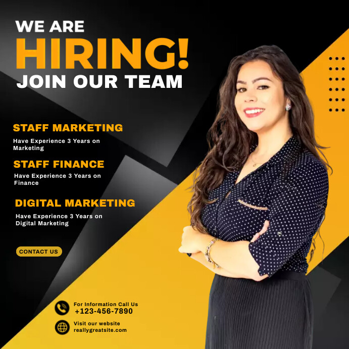 Plantilla de Job hiring instagram post / square | PosterMyWall