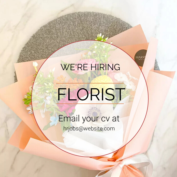 Plantilla de job hiring poster template design | PosterMyWall