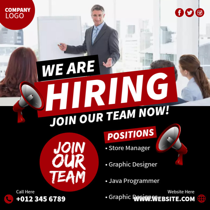 Copy of Job Hiring Template | PosterMyWall