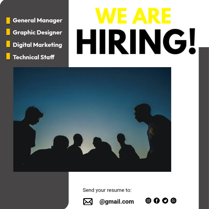 Job Hunt Template | PosterMyWall