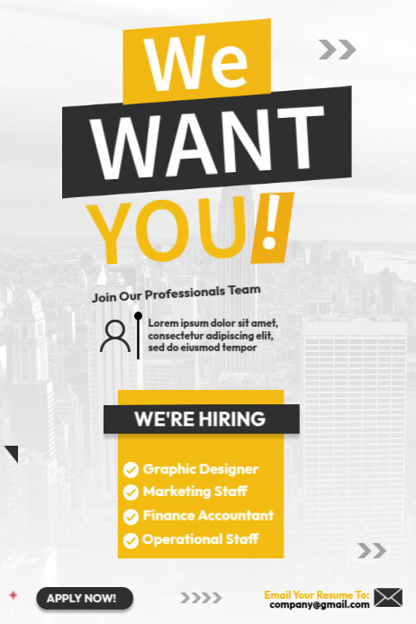 Copy of Job Hunting Flyer | PosterMyWall