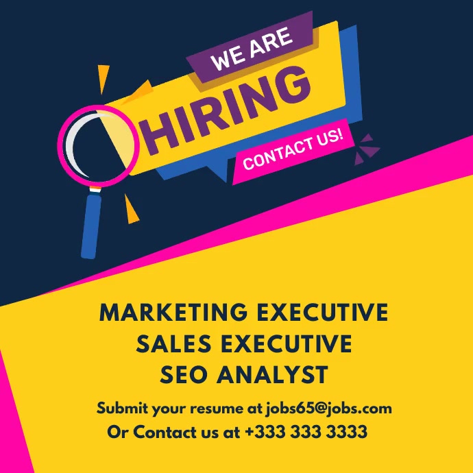 job opening flyer Template | PosterMyWall