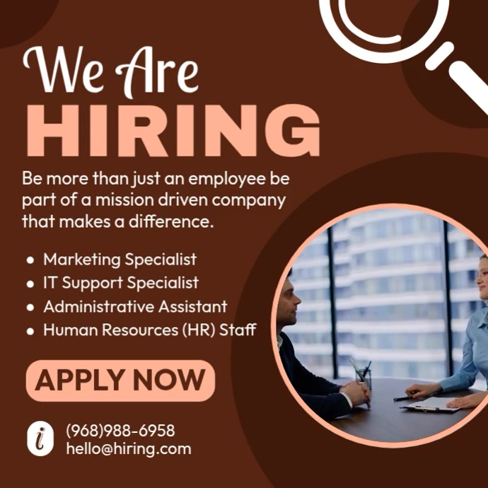 Job Opportunities Template | PosterMyWall