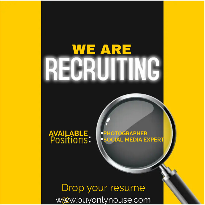 Job Post Vacancy Template | PosterMyWall