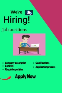 Plantilla de Job hiring poster | PosterMyWall