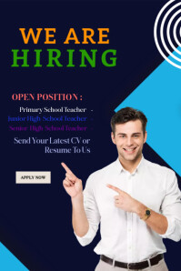 Job Vacancies For Teachers in High School Template | PosterMyWall