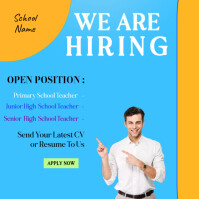 Job Vacancies For Teachers in High School Template | PosterMyWall