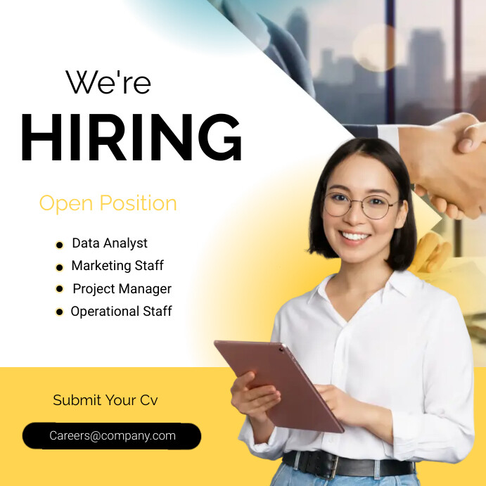 Job Vacancy Ad Template | PosterMyWall