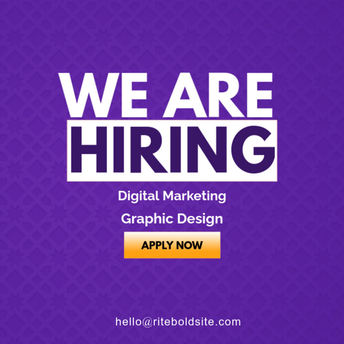 Job Vacancy ads Templat | PosterMyWall