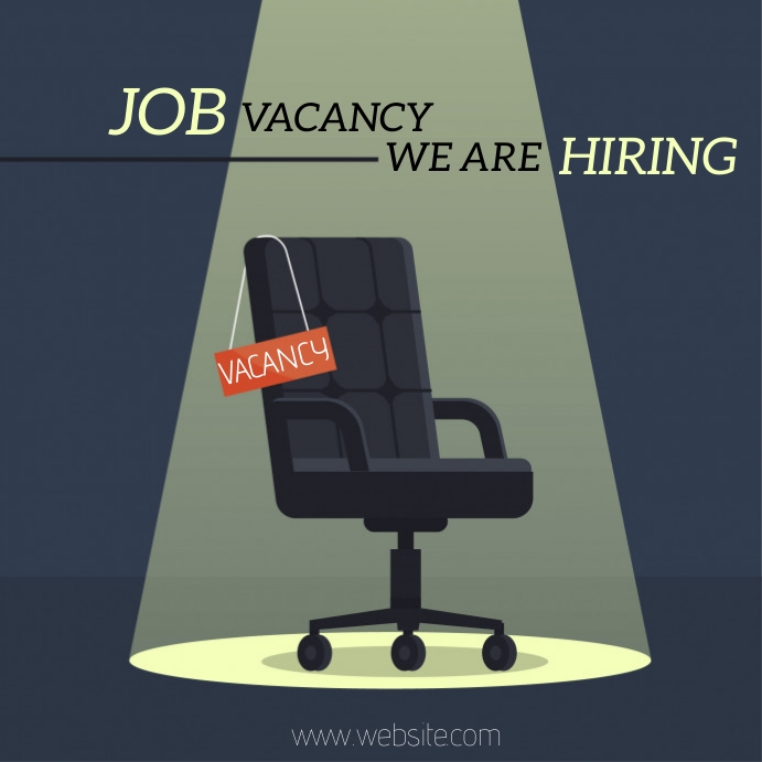 Job Vacancy Template | PosterMyWall