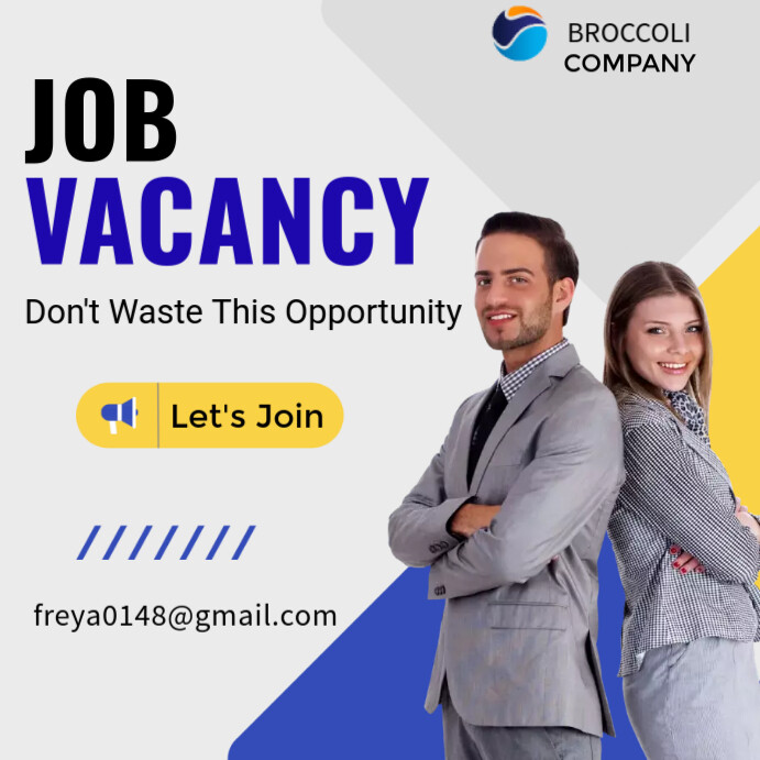 Job vacancy Templat | PosterMyWall
