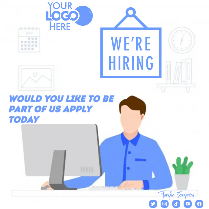 job vacancy Template | PosterMyWall