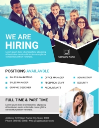 Job vacancy flyer template | PosterMyWall