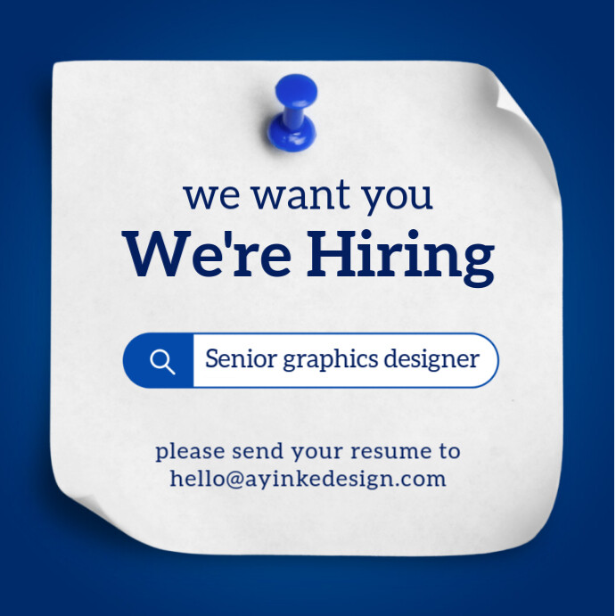 Job vacancy template | PosterMyWall