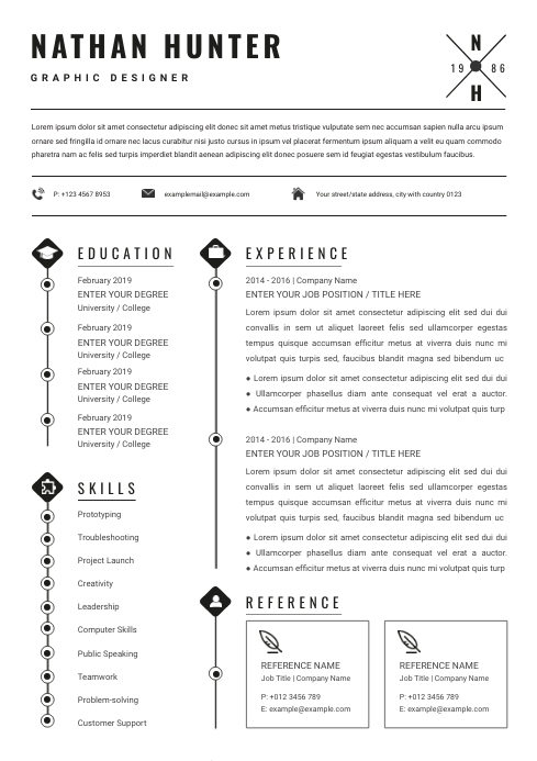 Job-Winning CV Templates | PosterMyWall
