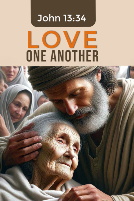 John 13:34 Template | PosterMyWall