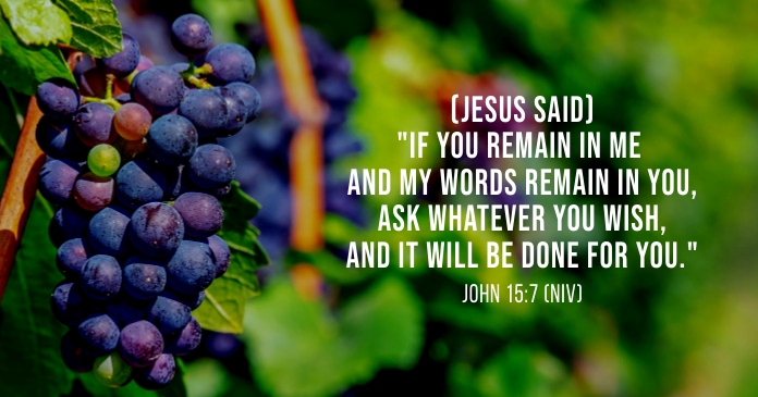 John 15:7 Template | PosterMyWall