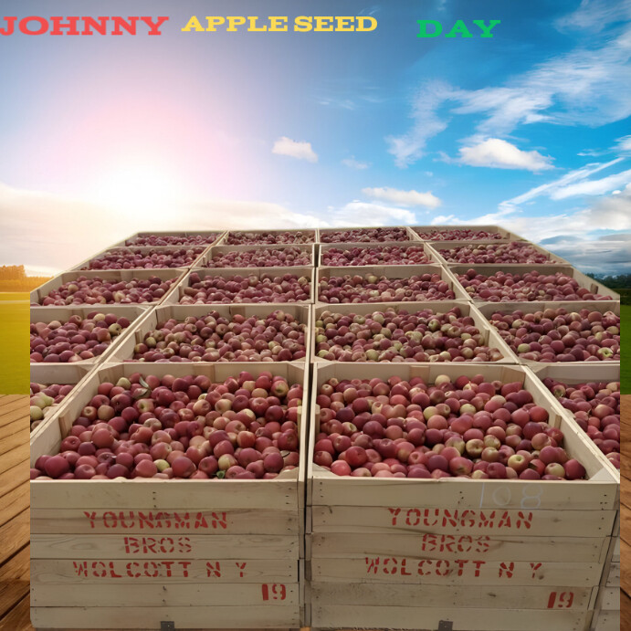 Plantilla de Johnny Appleseed day | PosterMyWall