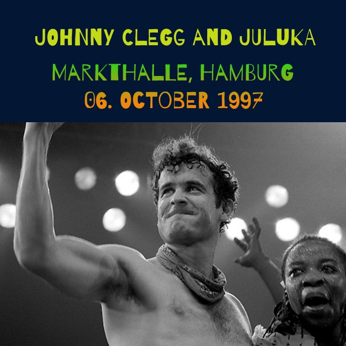 Plantilla de Johnny Clegg 1997 | PosterMyWall