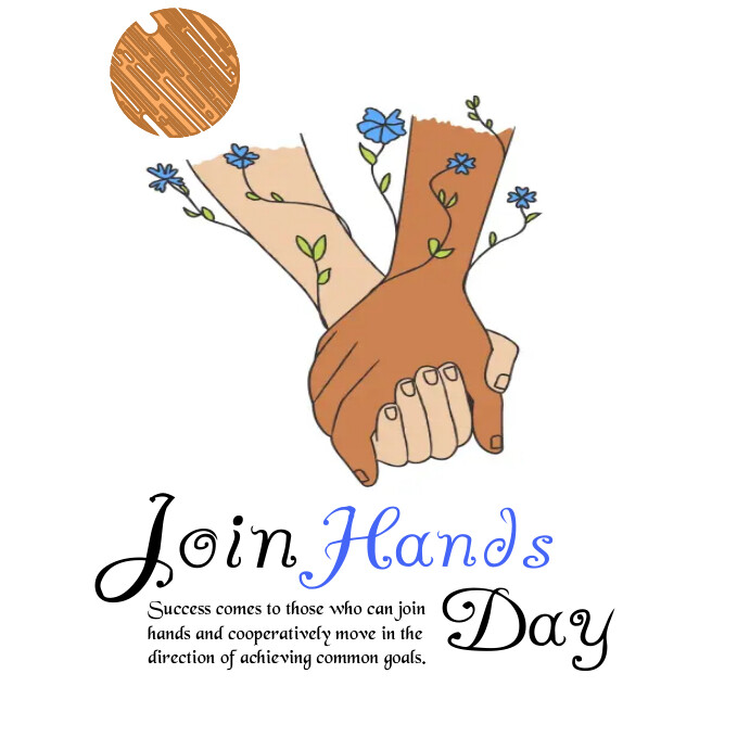 Join Hands Day Template | PosterMyWall