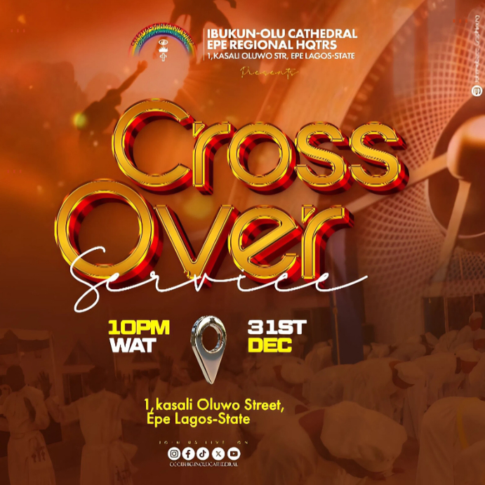 Join is for a powerful cross over night into 2026 Template | PosterMyWall