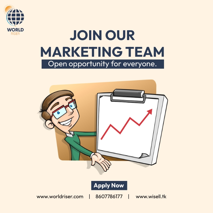 JOIN MARKETING TEAM! Template | PosterMyWall