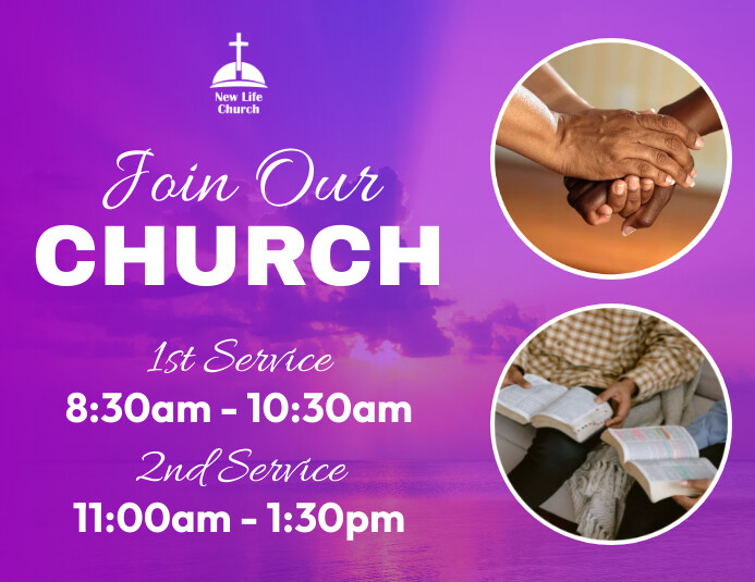 Join our church flyer template | PosterMyWall