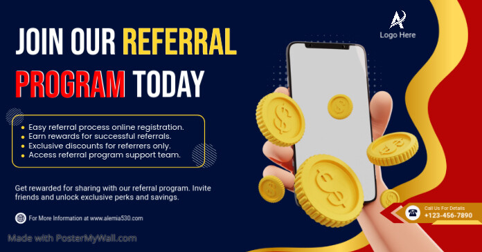 Join Our Referral Program Template | PosterMyWall