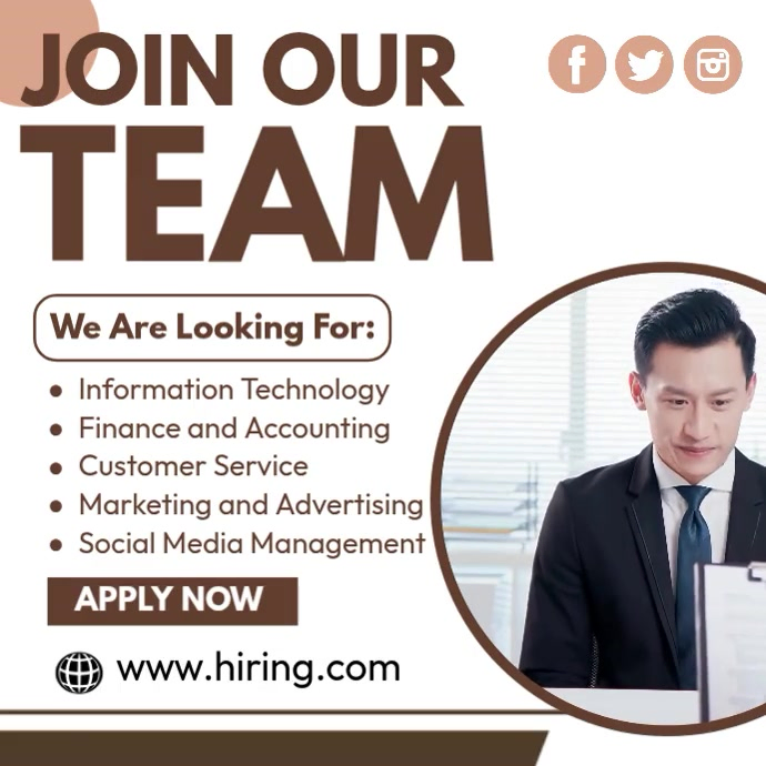 Plantilla de Join Our Team | PosterMyWall