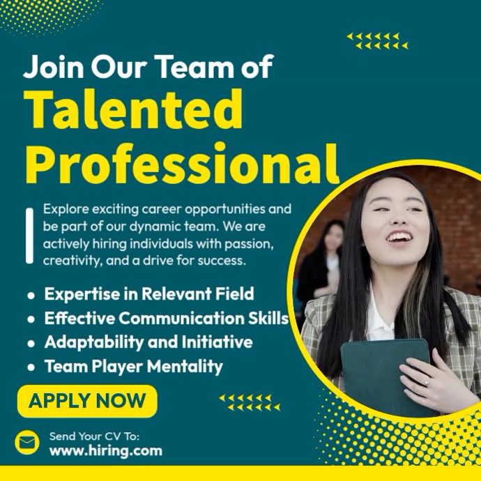 Join Our Team Template | PosterMyWall