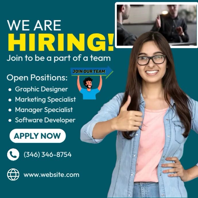 Join Our Team Template | PosterMyWall