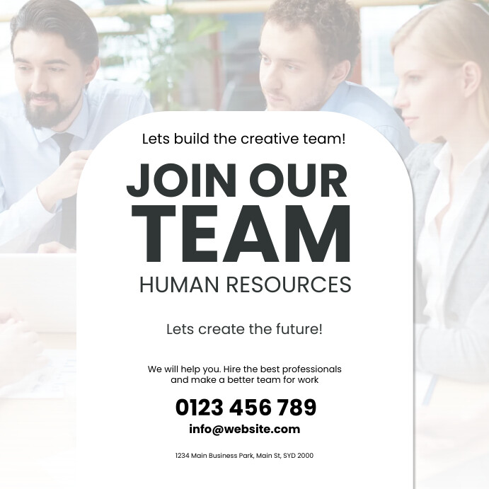 join our team flyer Template | PosterMyWall