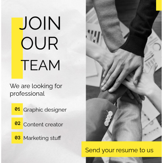 Join our team template | PosterMyWall