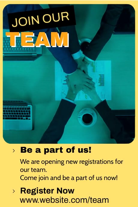 join our time hiring Template | PosterMyWall