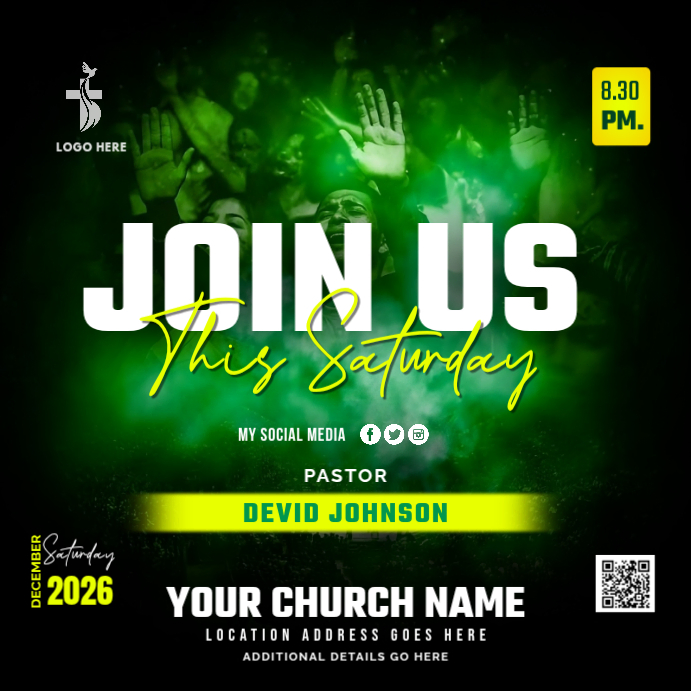 Join Us Church Flyers Template | PosterMyWall