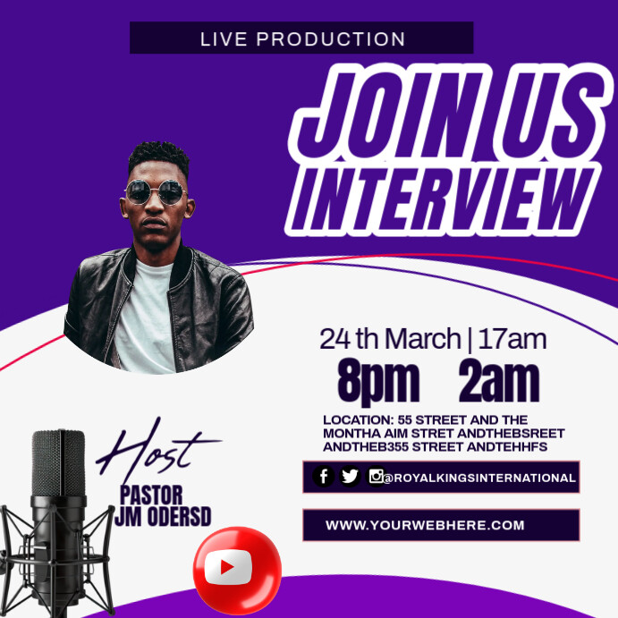 Copy of join us | PosterMyWall