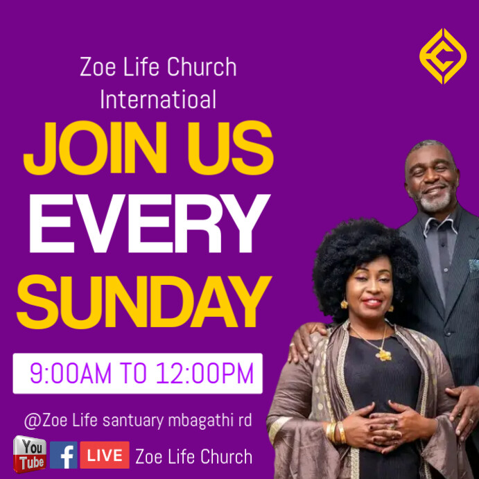Copy of join us every Sunday | PosterMyWall