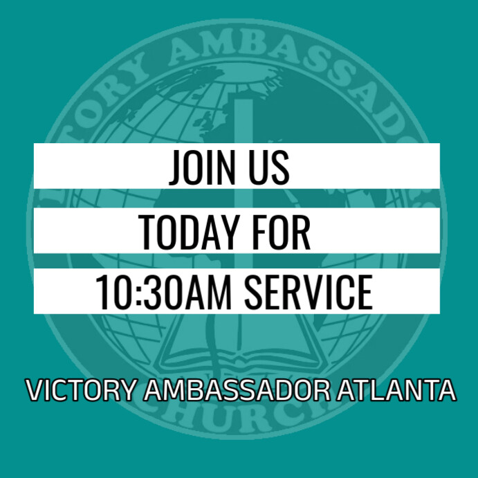 Copy of JOIN US FOR CHURCH SERVICE | PosterMyWall