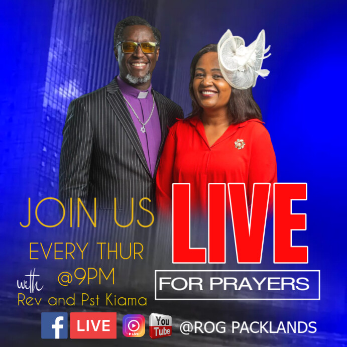 Copy of join us for live service | PosterMyWall