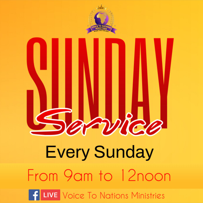 Copy of JOIN US FOR SERVICE | PosterMyWall