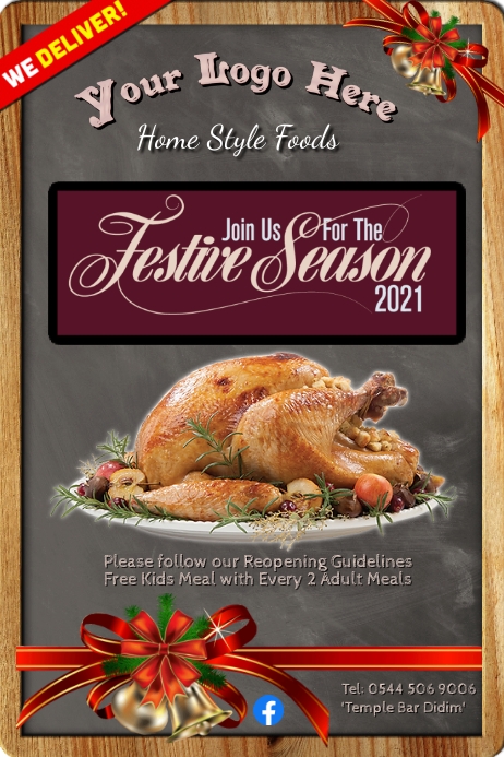 Join Us for the Festive Season Template | PosterMyWall