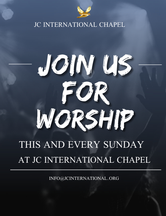 Join Us for worship Template | PosterMyWall