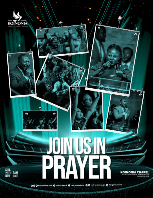 Copy of Join us in Prayer | PosterMyWall
