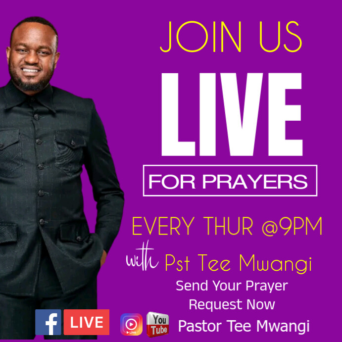 Copy of Join Us Live Instagram Post | PosterMyWall