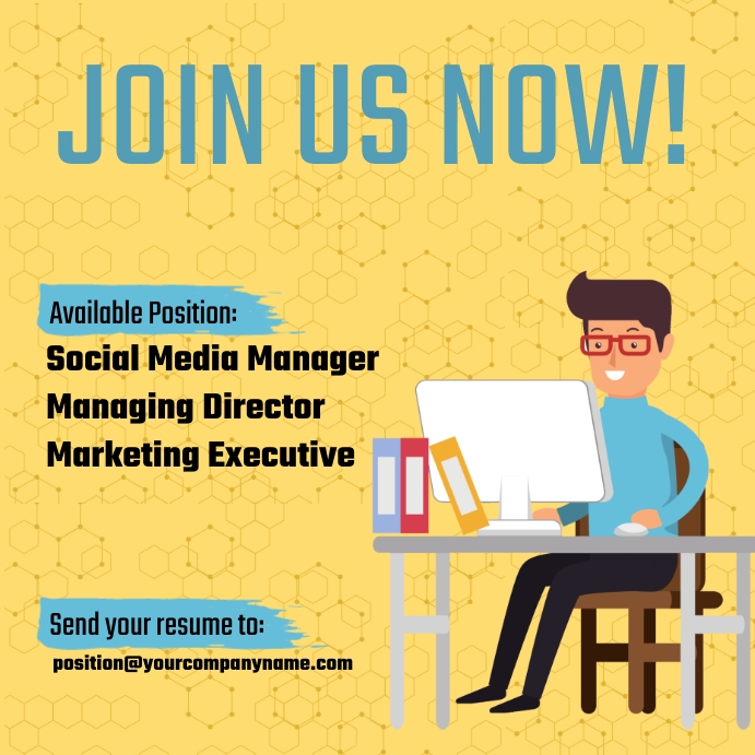 Join Us Now Instagram Post Template | PosterMyWall