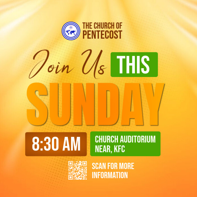 Copy of Join Us On Sunday | PosterMyWall